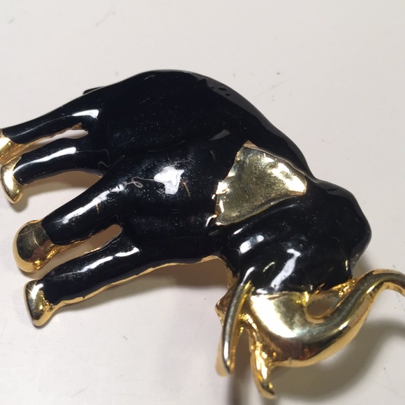 Vintage | Jewelry | Vintage Enamel Elephant Brooch | Poshmark
